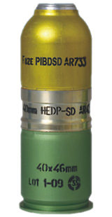 40x46mm ABHE-SD /Air-Burst Bouncing High-Explosive/ Grenade - Arcus JSC.